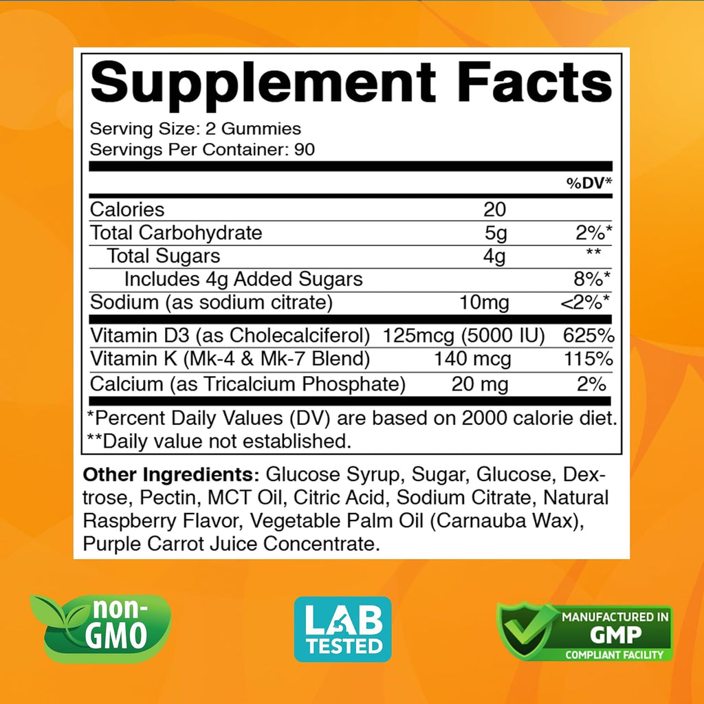 25 mcg vitamin d3 gummies