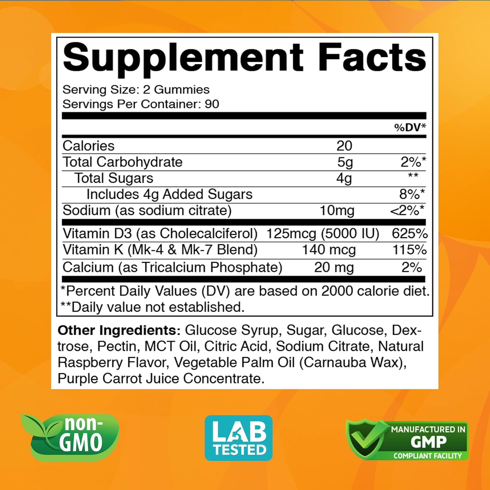 25 mcg vitamin d3 gummies