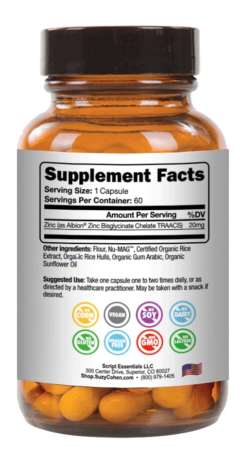 25 mg chelated zinc for men