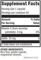 25 mg DHEA supplement for women