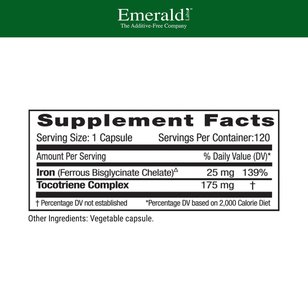 25 mg iron bisglycinate capsules