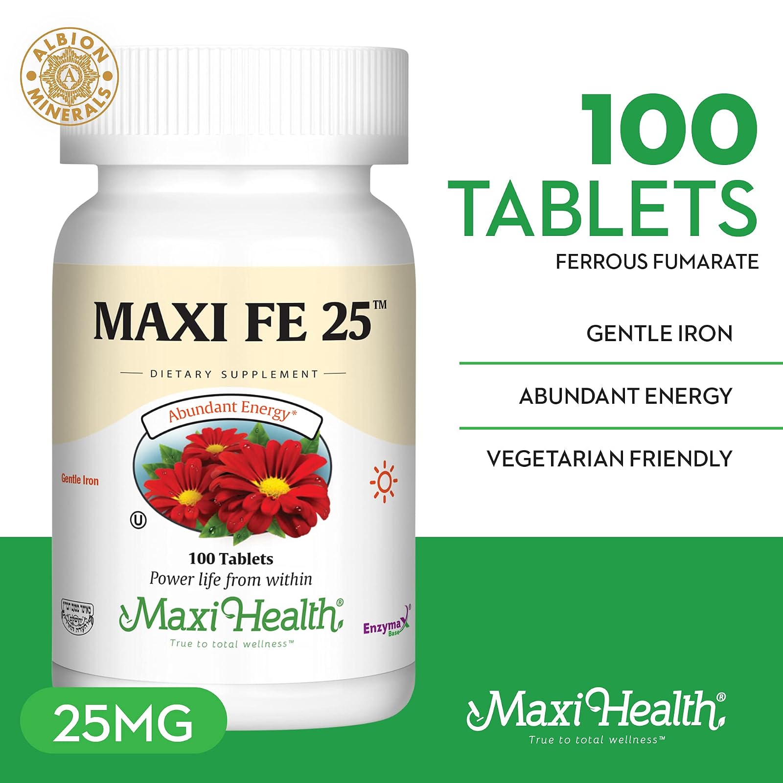 25 mg iron bisglycinate tablets