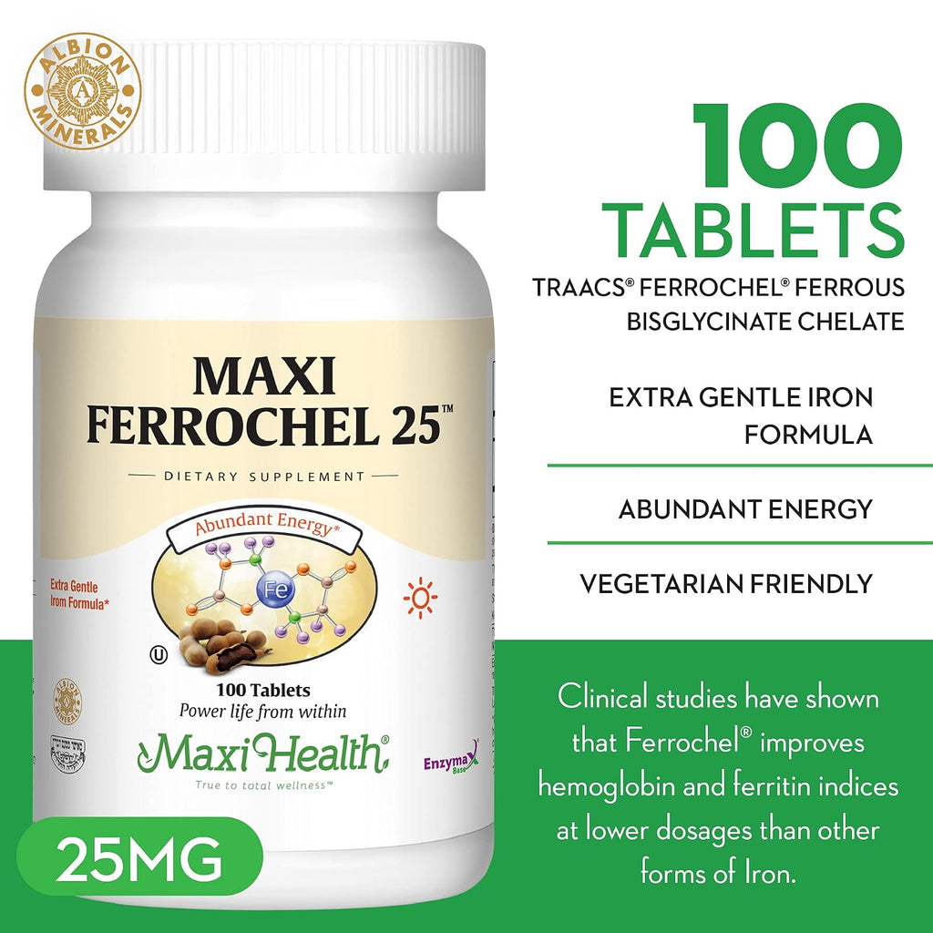 25 mg iron bisglycinate tablets