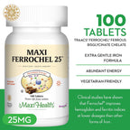 25 mg iron bisglycinate tablets
