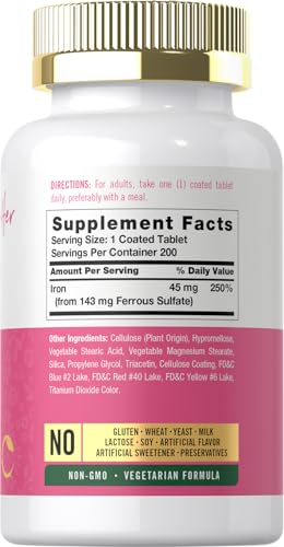 25 mg iron bisglycinate tablets