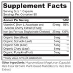 25 mg iron for energy support