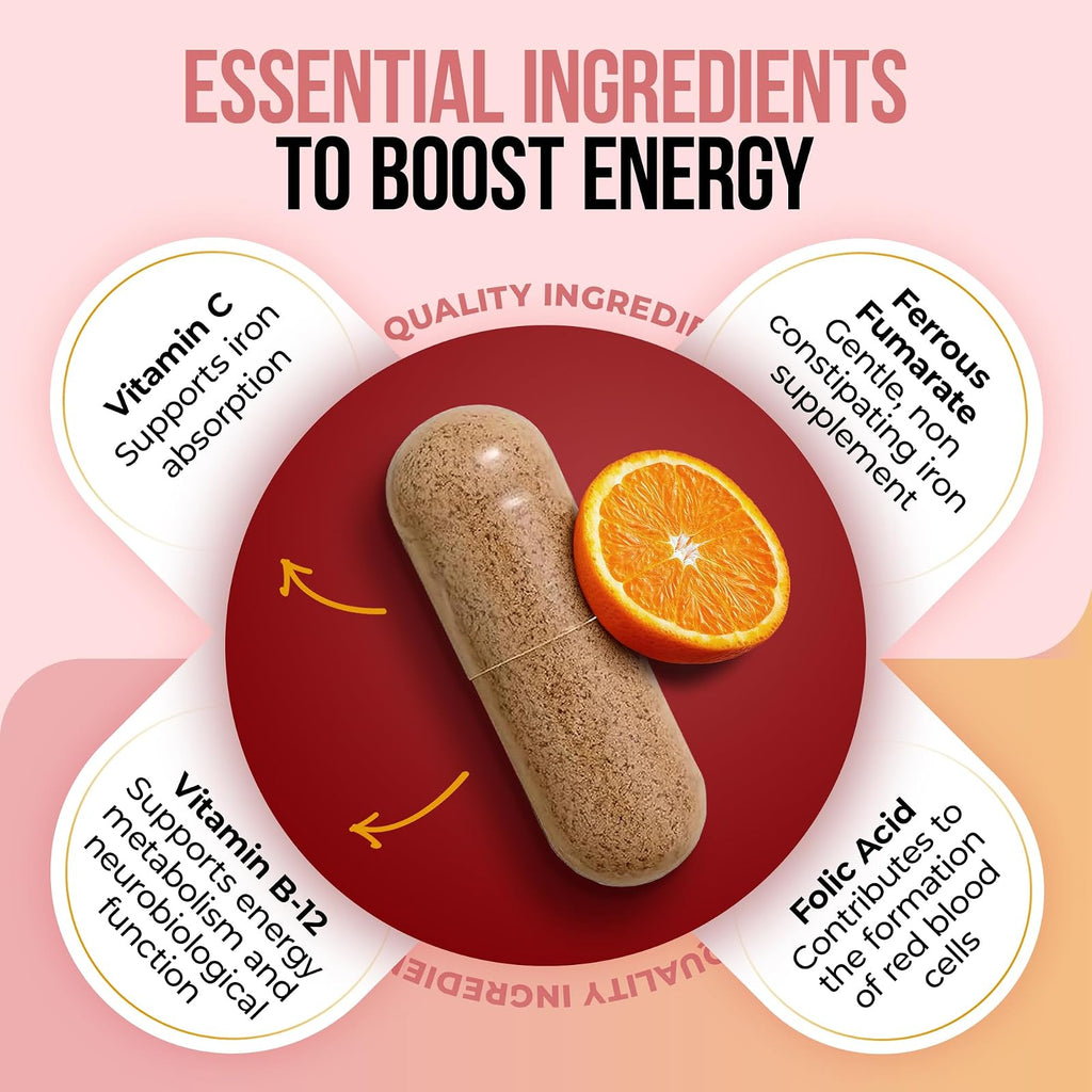 25 mg iron for energy support