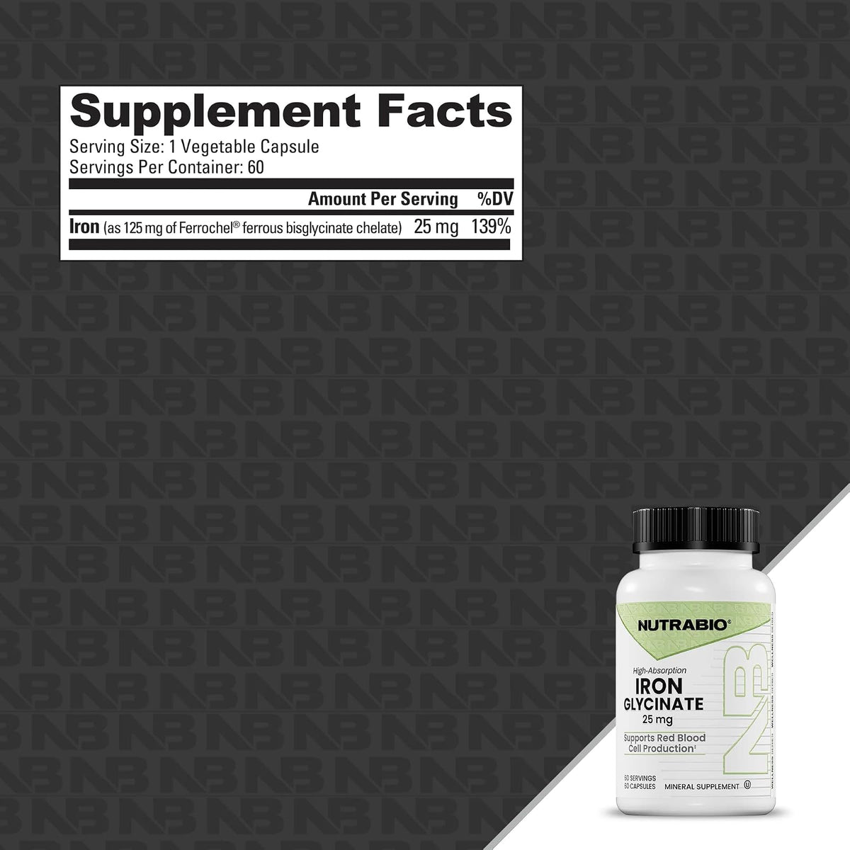 25 mg iron supplement for blood health