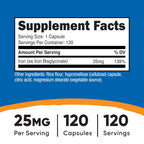 25 mg iron supplement for women