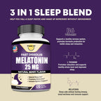 25 mg melatonin for restful nights