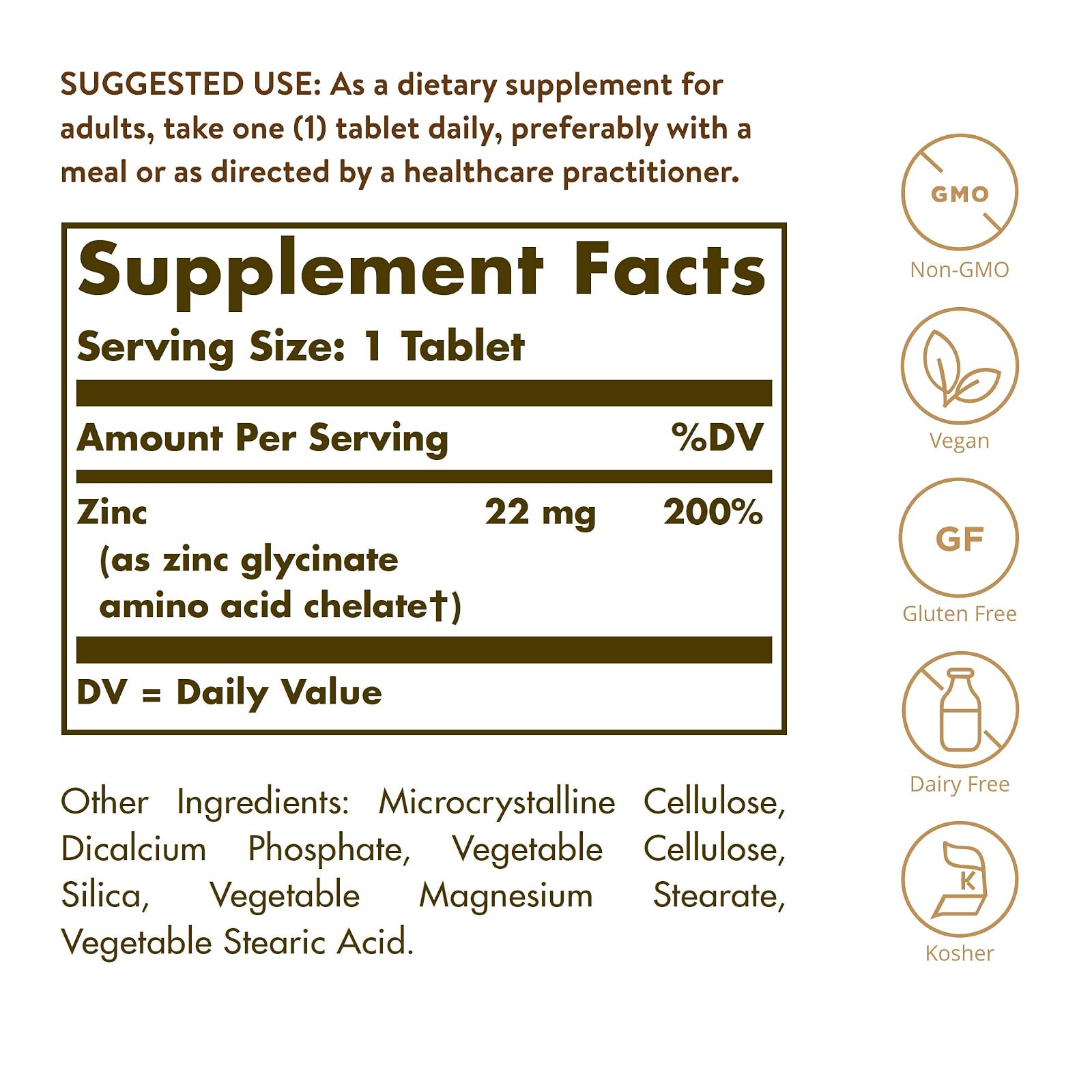 25 mg zinc for immune support