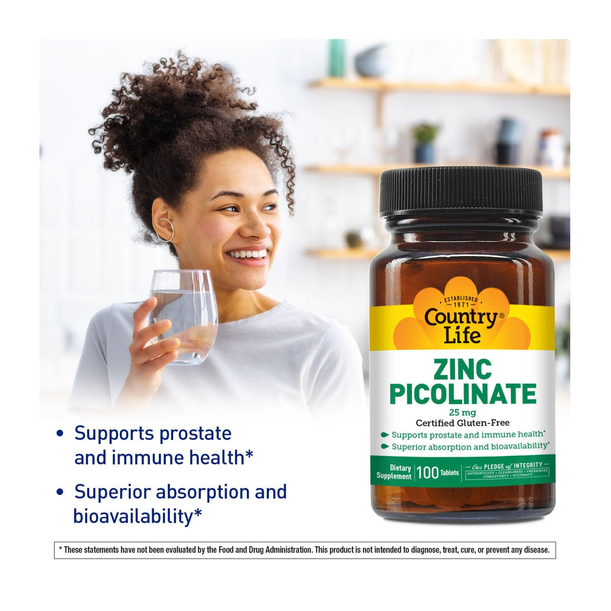 25 mg zinc for immune support