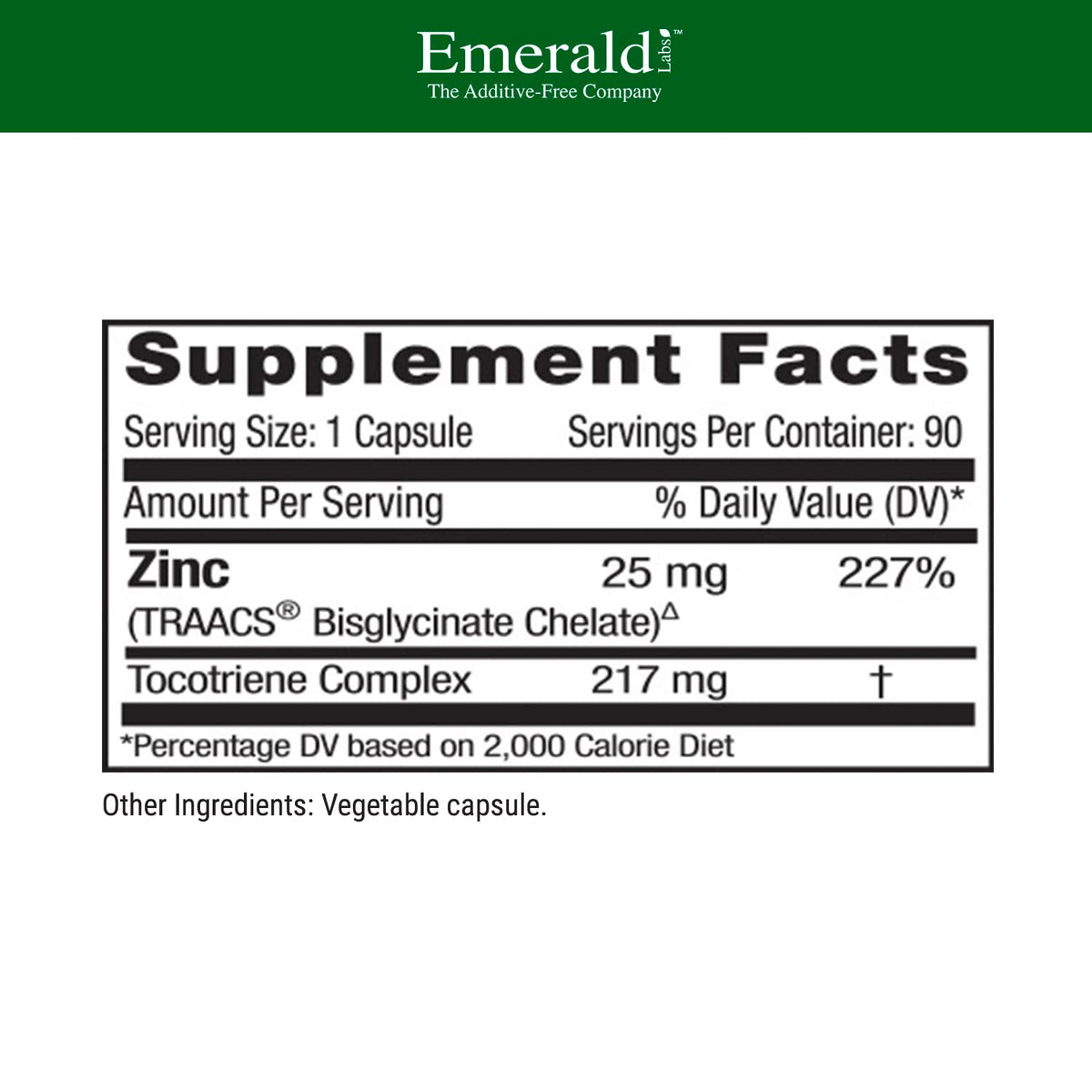 25 mg zinc for immune support