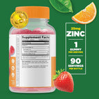 25 mg zinc supplement in tasty gummies