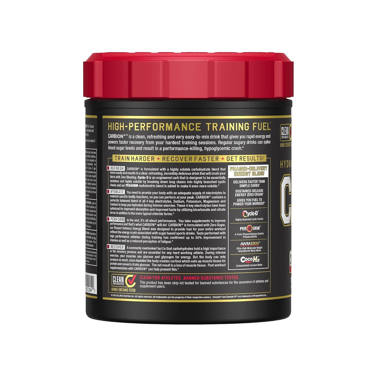 25 servings of ALLMAX CARBION+