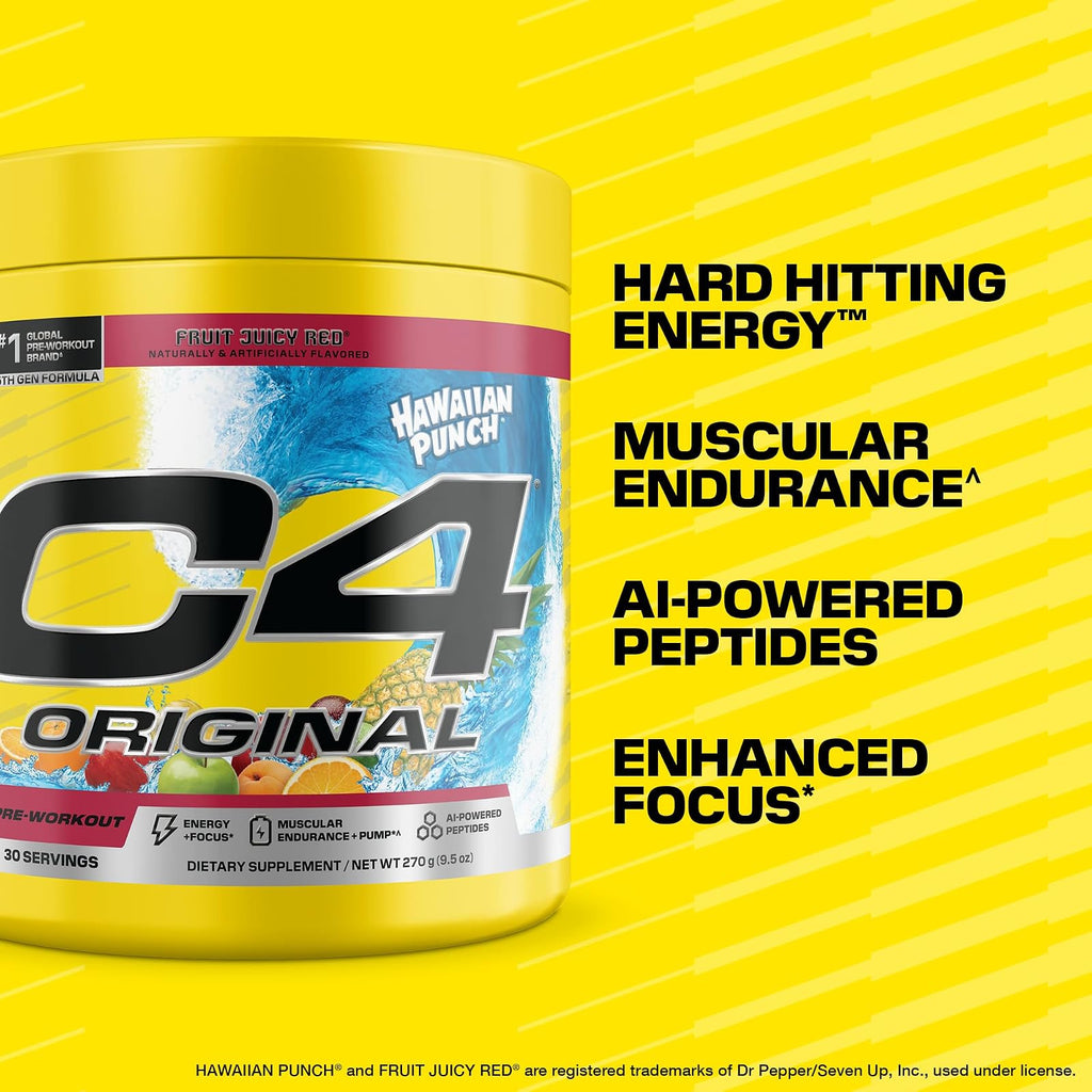 25 servings of C4 pre-workout