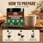 25 servings of mushroom nutrition