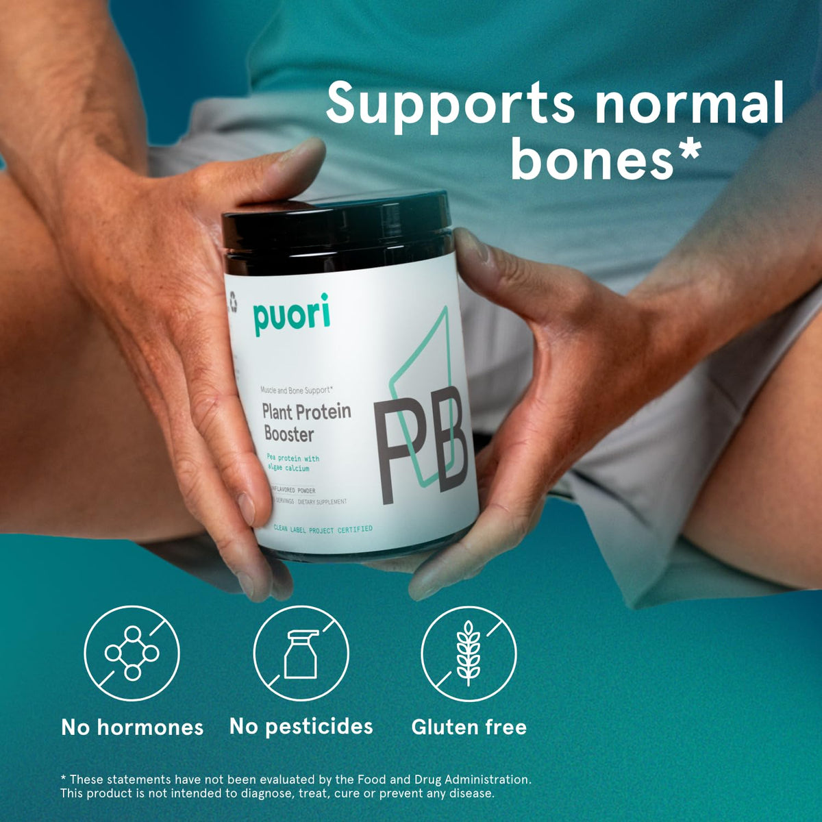 25 servings of pea protein powder