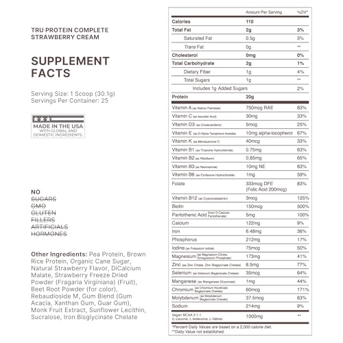 25 servings of plant protein