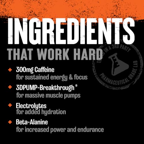 25 servings of pre-workout powder