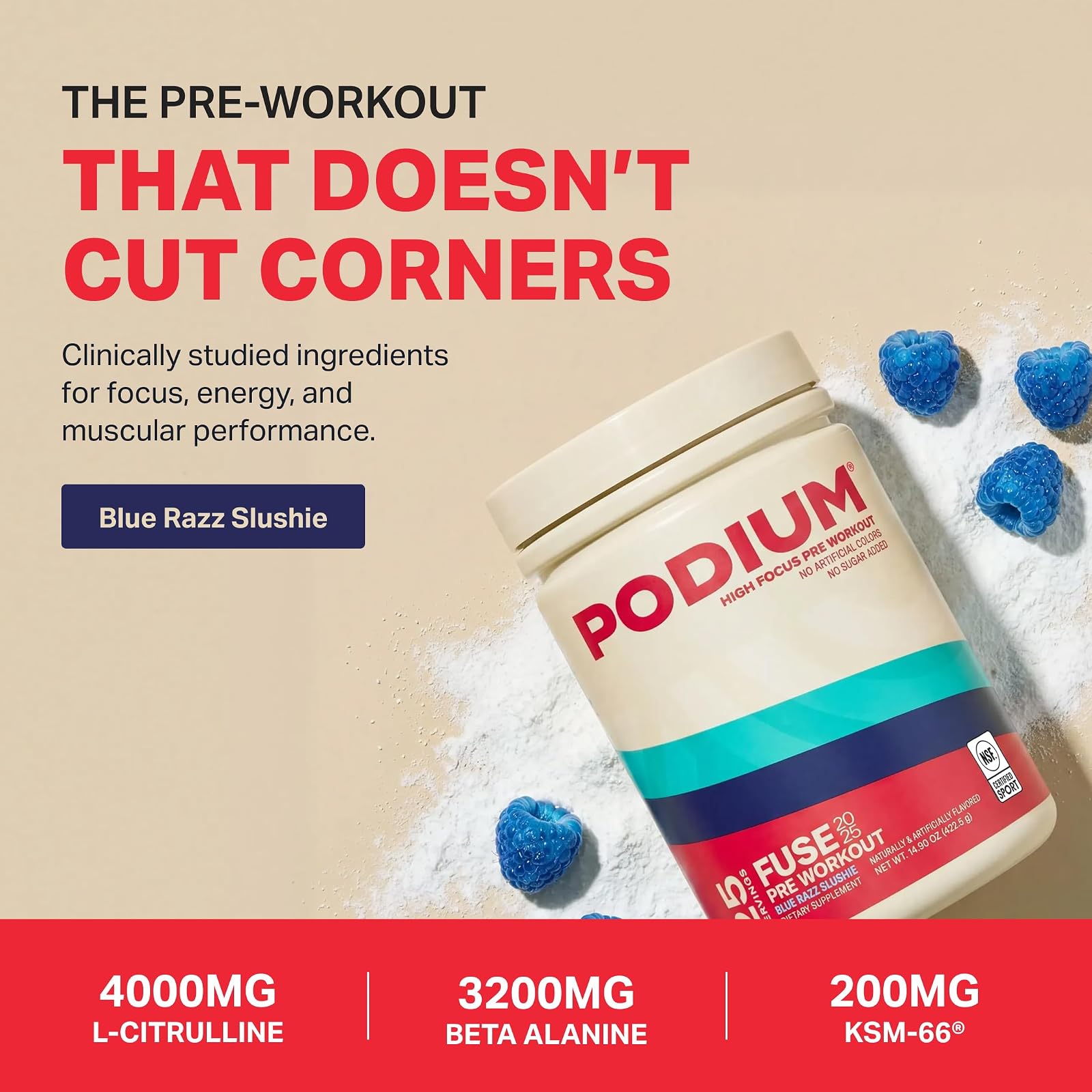 25 servings of pre workout powder