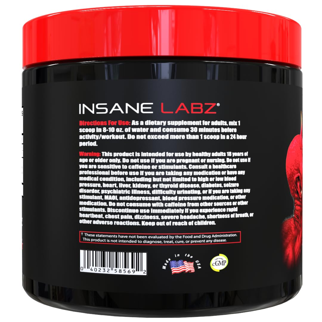 25 servings of pre-workout