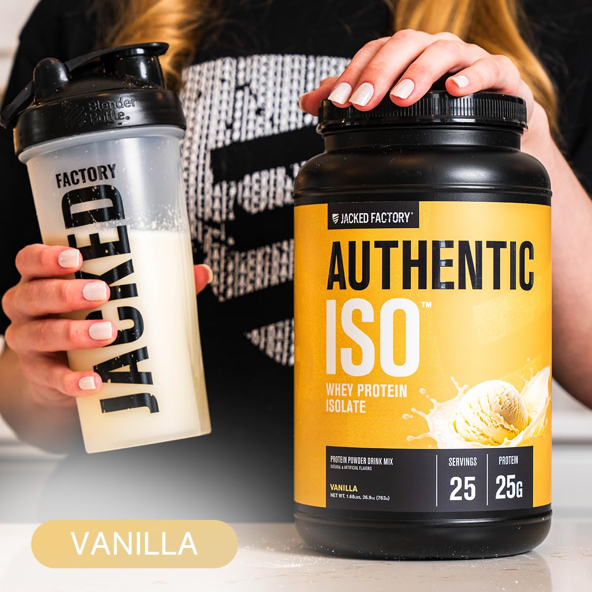 25 servings of protein isolate