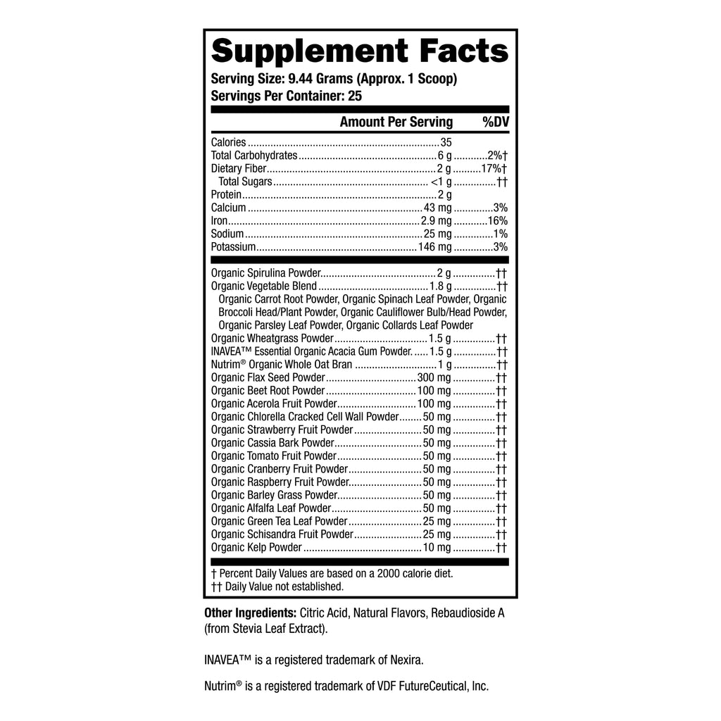 25 servings of sport greens