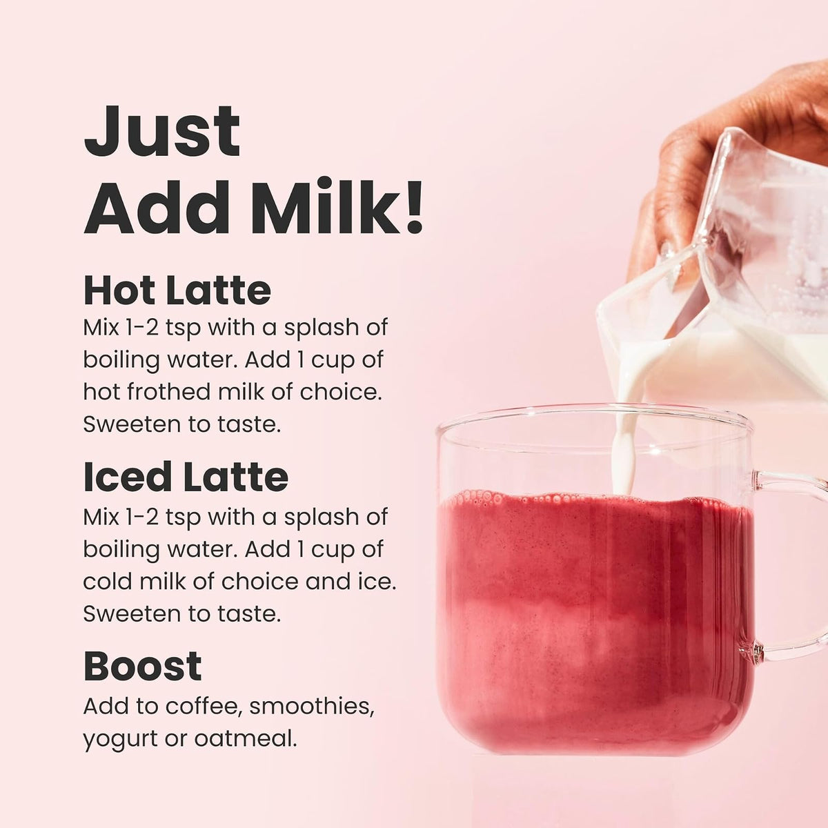 25 servings of superfood latte mix