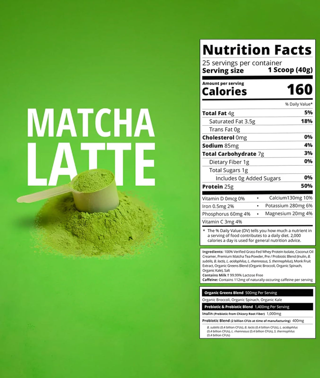 25 servings of whey protein isolate