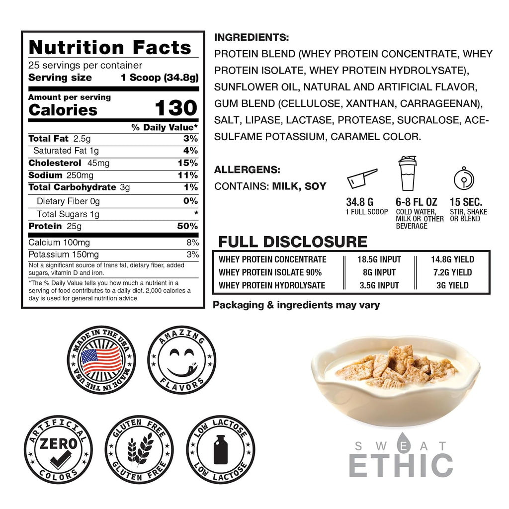 25 servings of whey protein