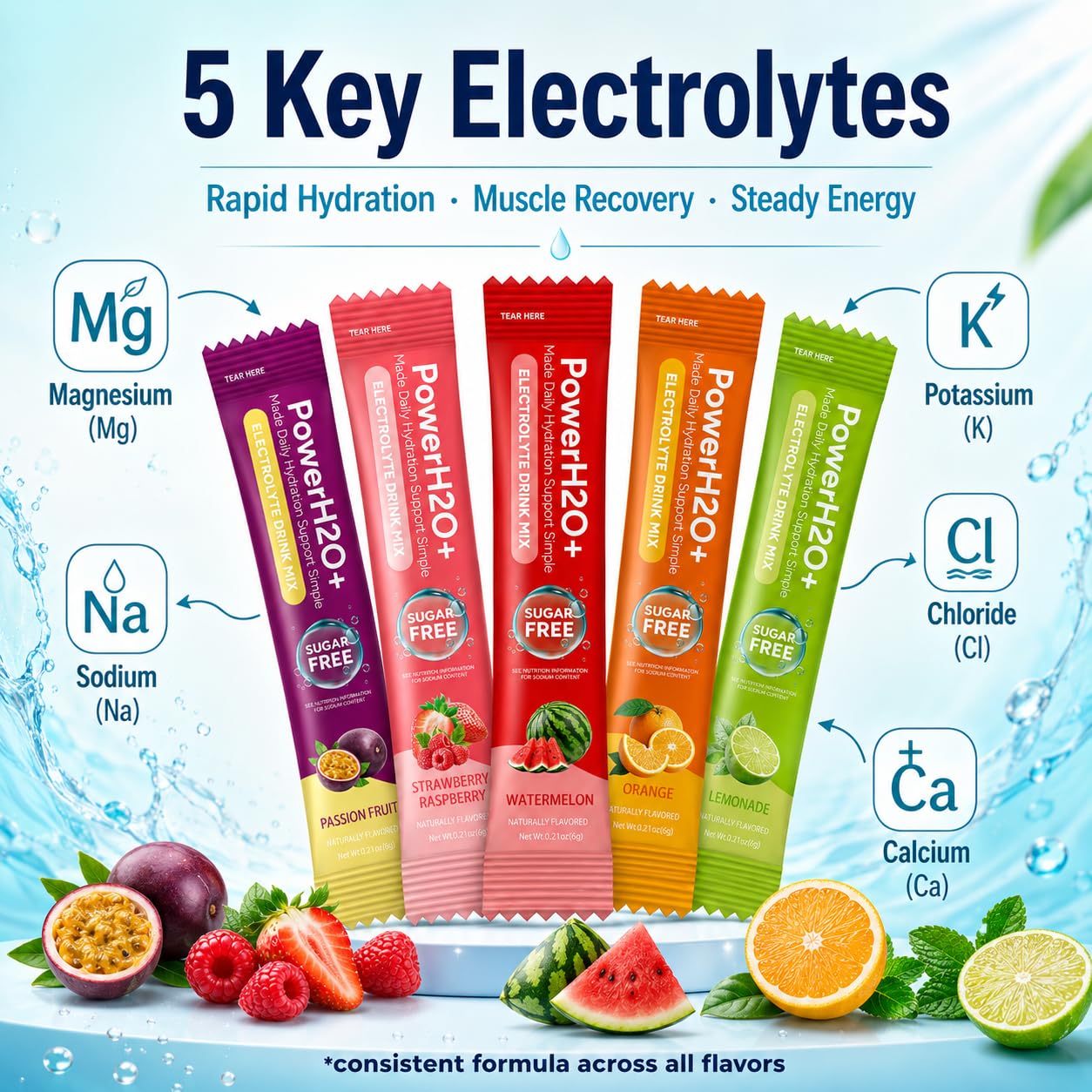 25 sticks of electrolyte mix