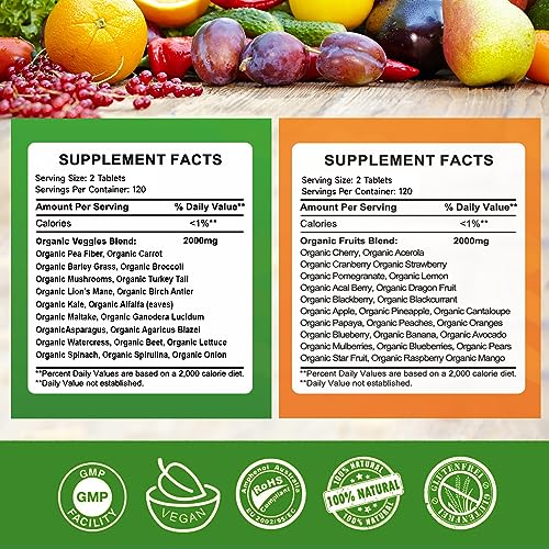 25 superfruits and 20 veggies blend