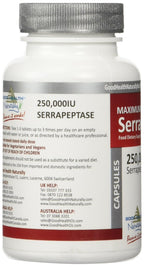 250,000 IU Serrapeptase for gut health