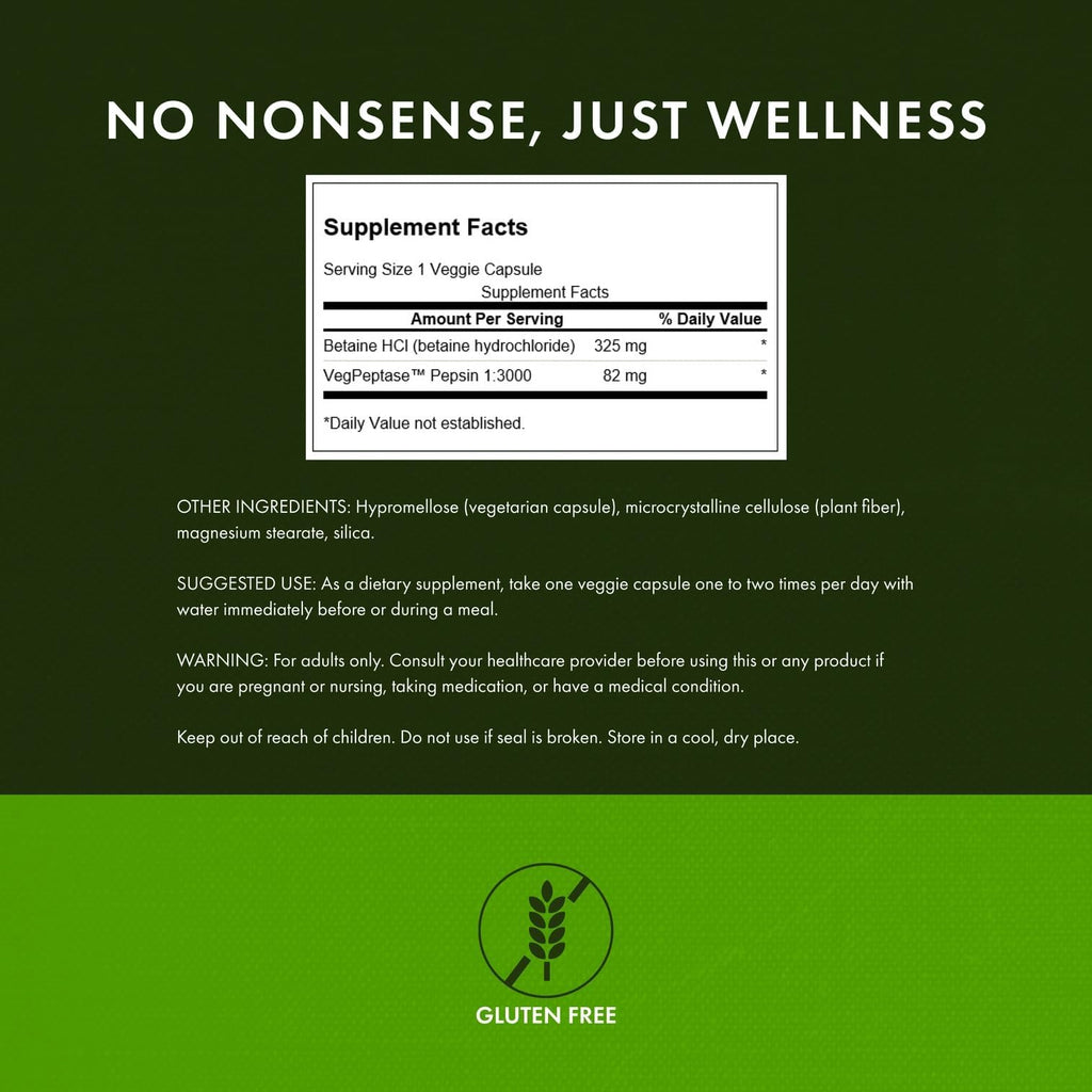 250 capsules for digestive health