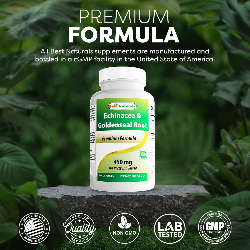 250 capsules of Echinacea Goldenseal