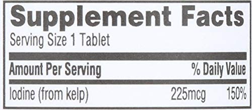250 capsules of iodine goodness