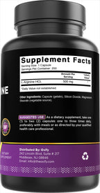 250 capsules of Oxify L-Arginine