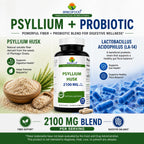 250 capsules of psyllium husk