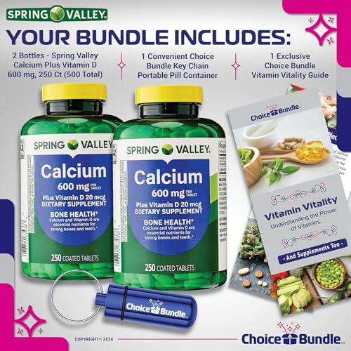 250 count calcium plus vitamin D pack