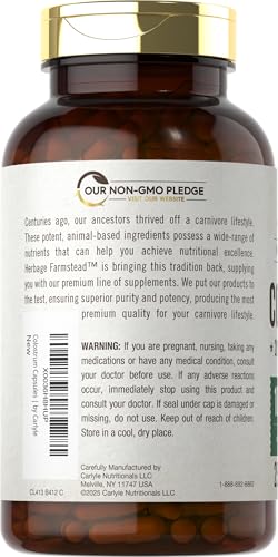 250 count colostrum capsules for convenience