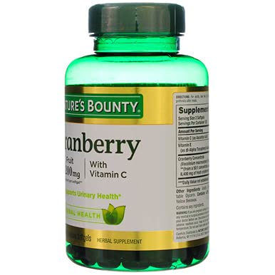 250 count cranberry vitamin C softgels