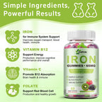 250 count iron bisglycinate gummies