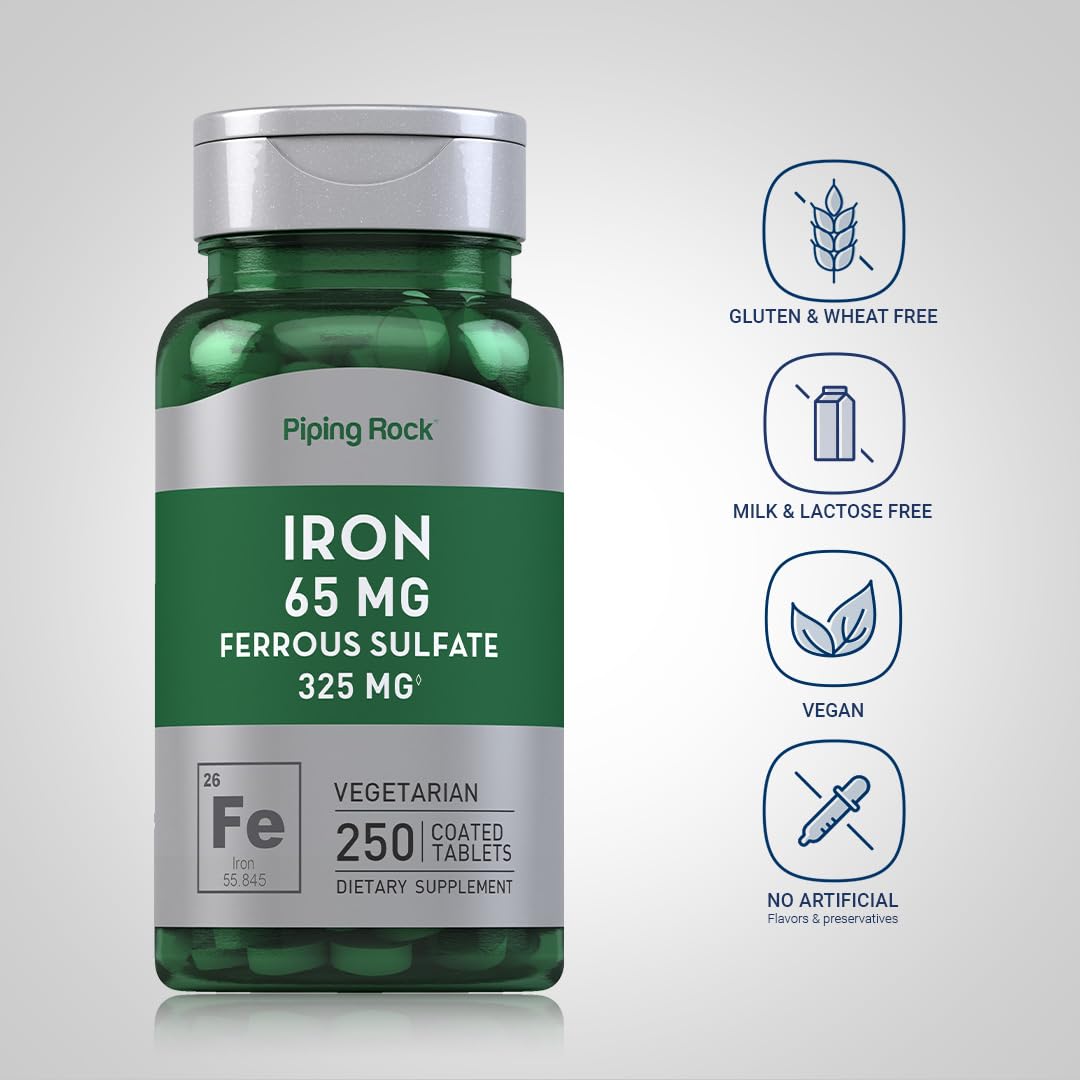 250 count iron ferrous sulfate