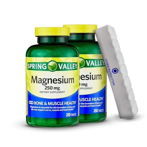 250 count magnesium supplement for bones
