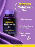 250 count melatonin tablets for sleep