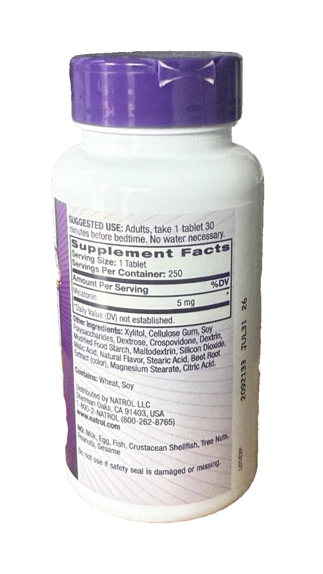 250 count sleep support melatonin