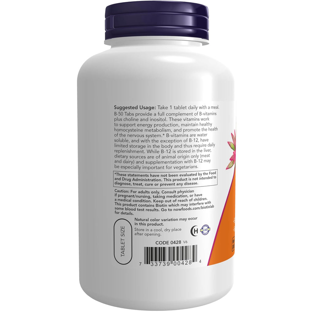 250 count vitamin B complex tablets