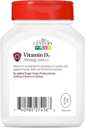 250 count vitamin D3 supplement