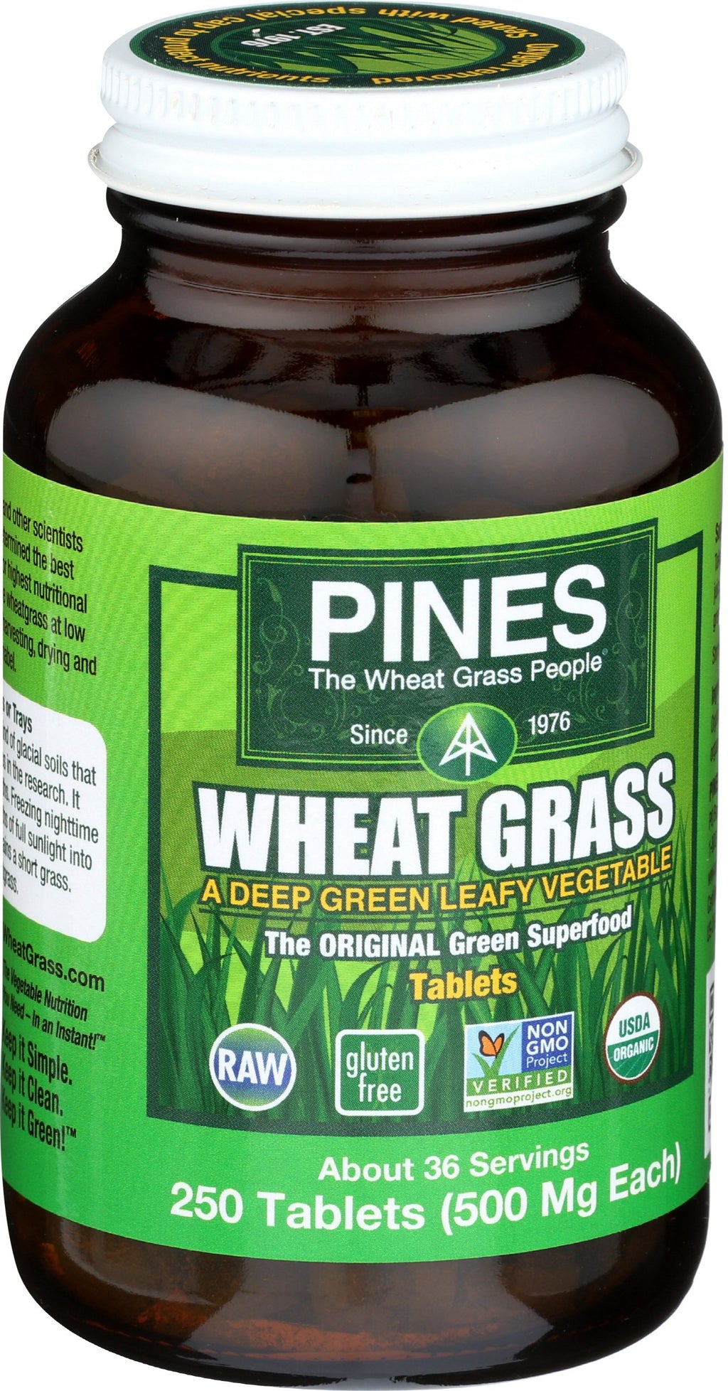 250 count wheat grass tablets
